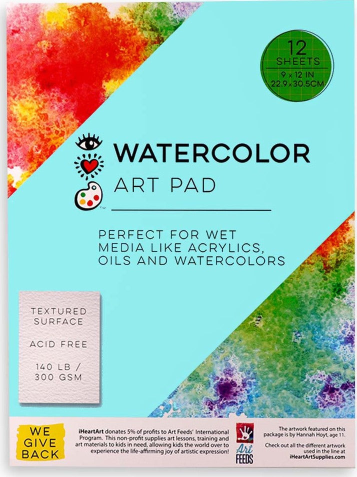 Watercolor Art Pad, 9 x 12
